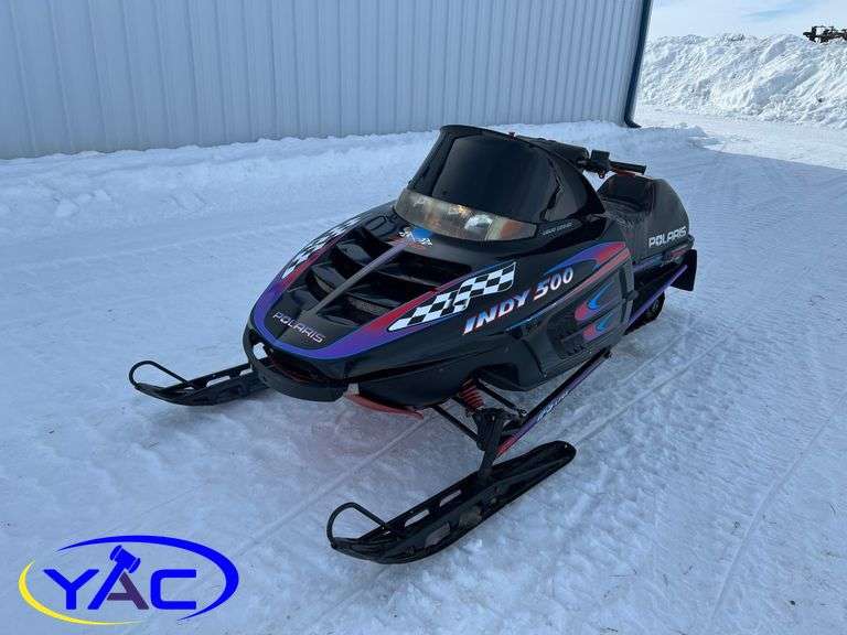 1998 Polaris Indy 500 Snowmobile - YAC Auctions