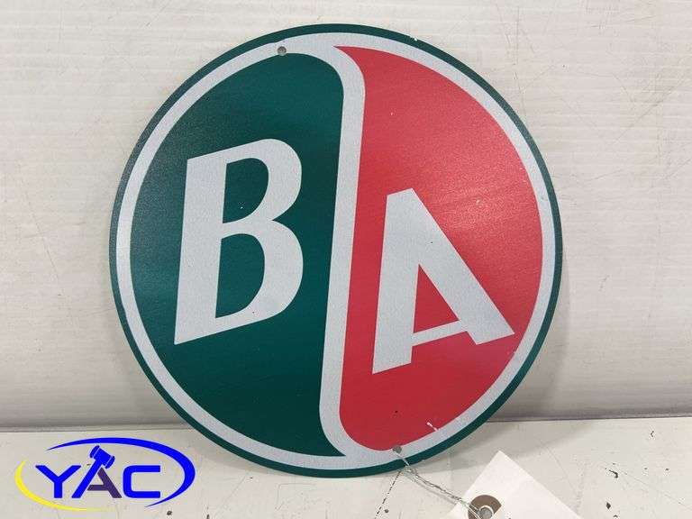 8" Metal B/A Sign - YAC Auctions