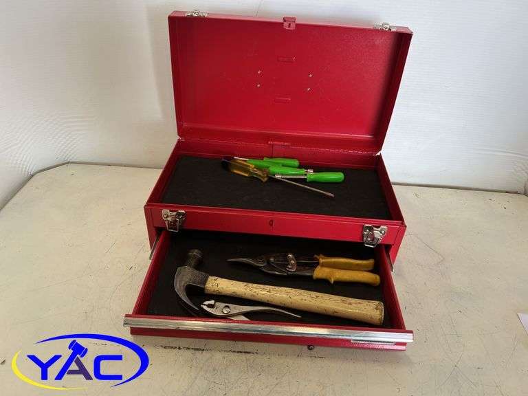 Tool Box w/ Tools - YAC Auctions