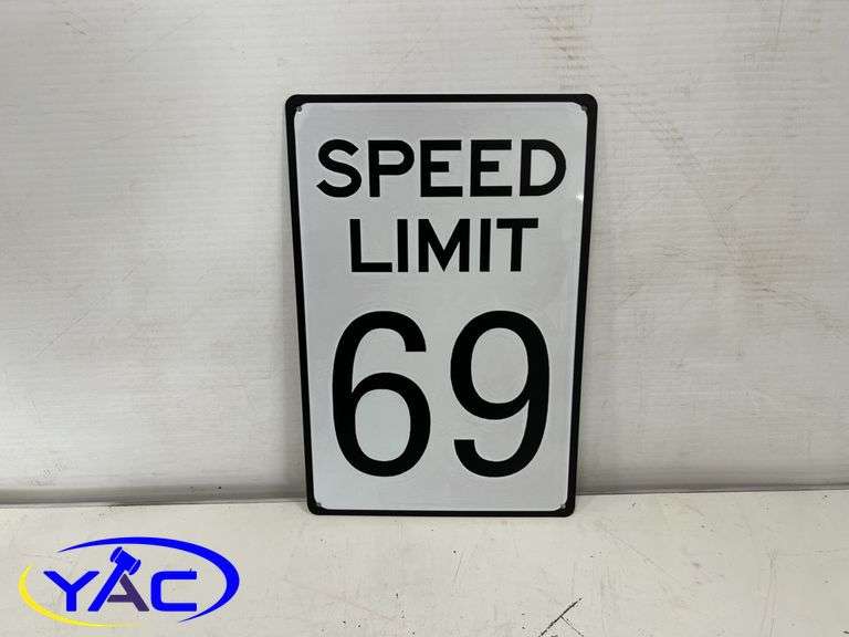 Metal Speed Limit Sign 7.5”x11.5” - YAC Auctions