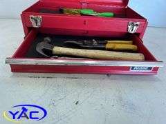 Tool Box w/ Tools - YAC Auctions