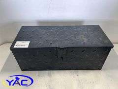 Empty Black Iron Box - YAC Auctions