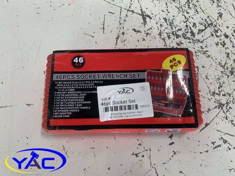 46pc Socket Set - YAC Auctions