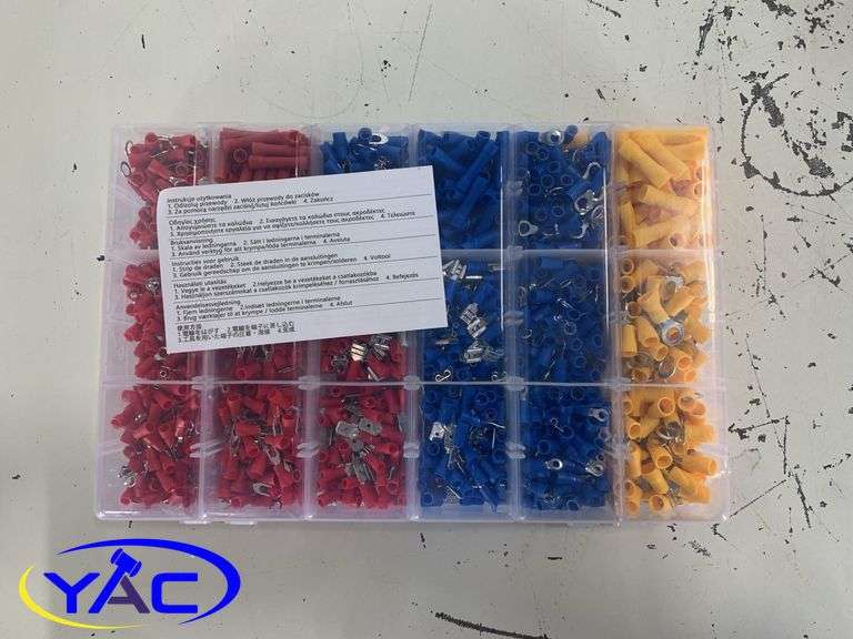 1,500pc Wire Connector Kit - YAC Auctions