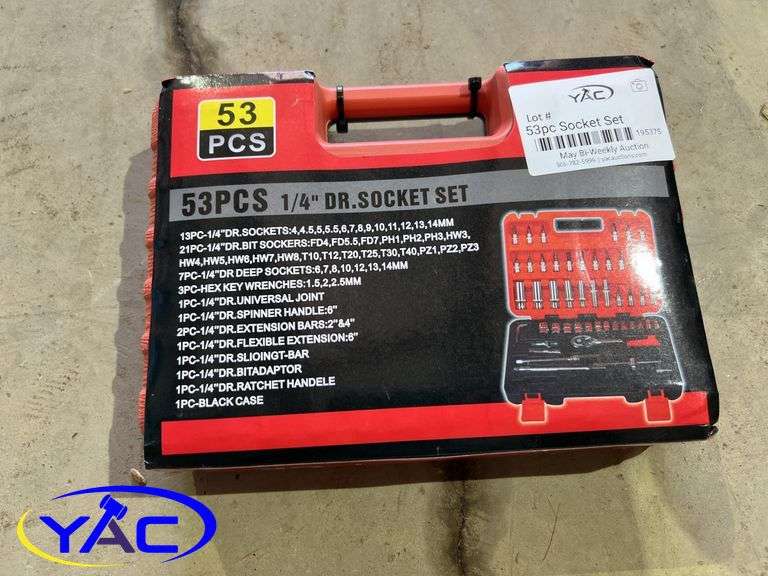 53pc Socket Set - YAC Auctions