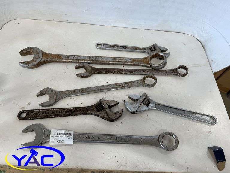 Assorted Large Wrenches - YAC Auctions