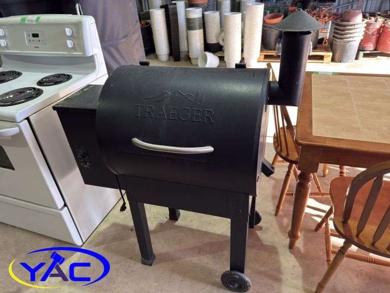 Wood Fire Traeger Smoker - YAC Auctions