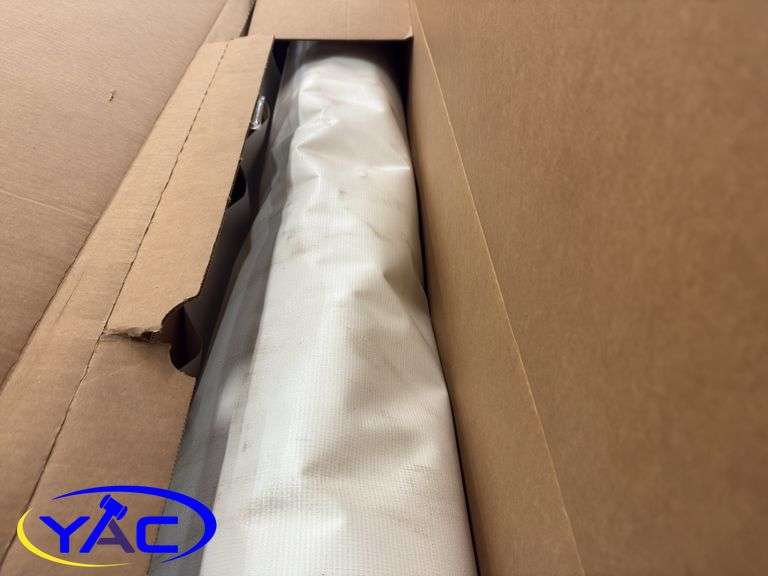 28’ White Slide Topper Fabric - YAC Auctions
