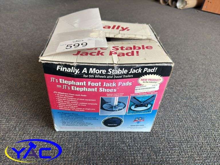 Elephant Foot Jack Pads - YAC Auctions