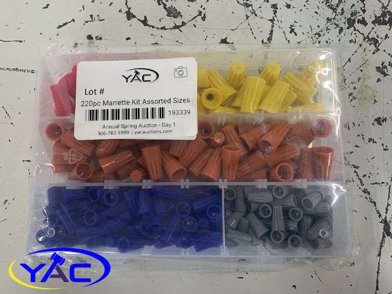 220pc Marrette Kit Assorted Sizes - YAC Auctions