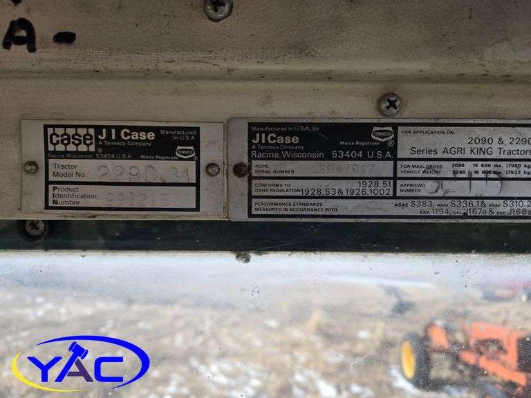 1981 2290 Case Tractor - YAC Auctions