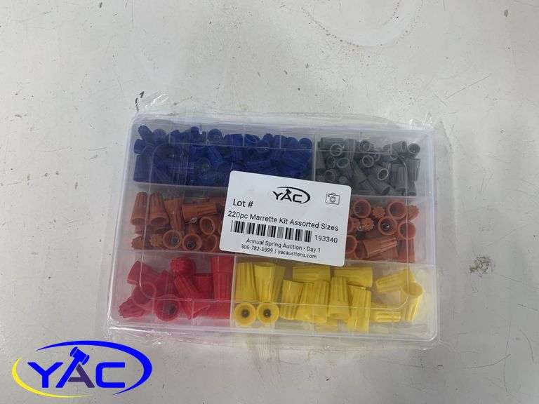 220pc Marrette Kit Assorted Sizes - YAC Auctions