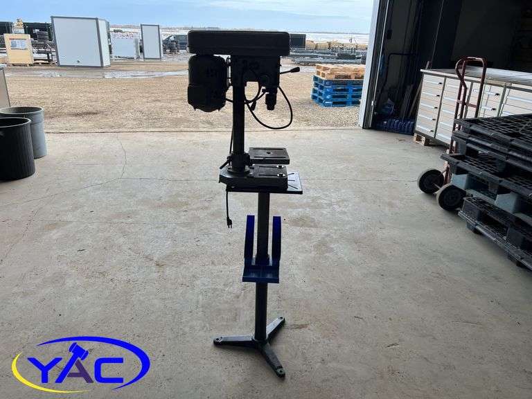 Industrial Drill Press W/ Mastercraft Stand - YAC Auctions