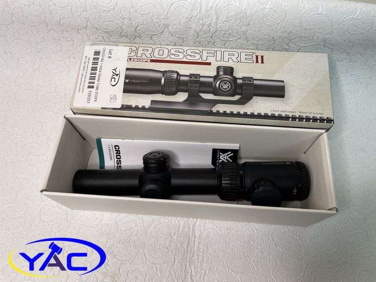 CROSSFIRE 1-4X24 30MM TUBE SCOPE - YAC Auctions