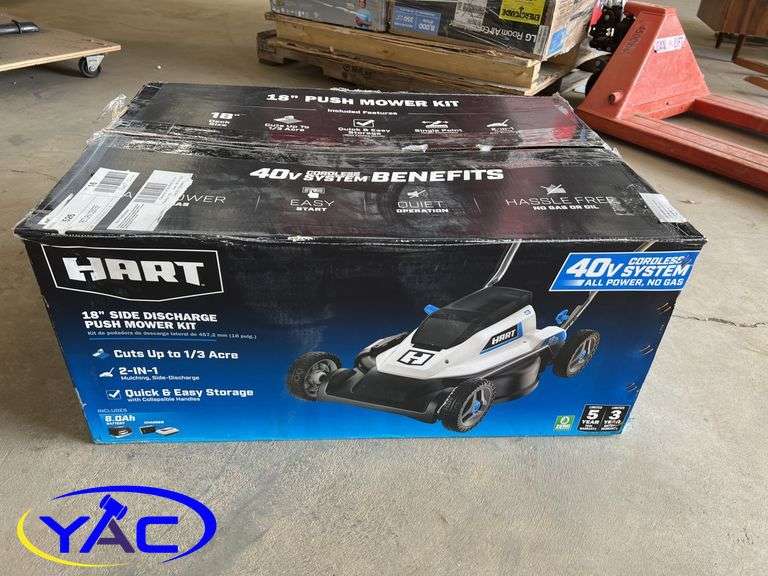 Hart 18” Discharge Push Mower Kit - YAC Auctions
