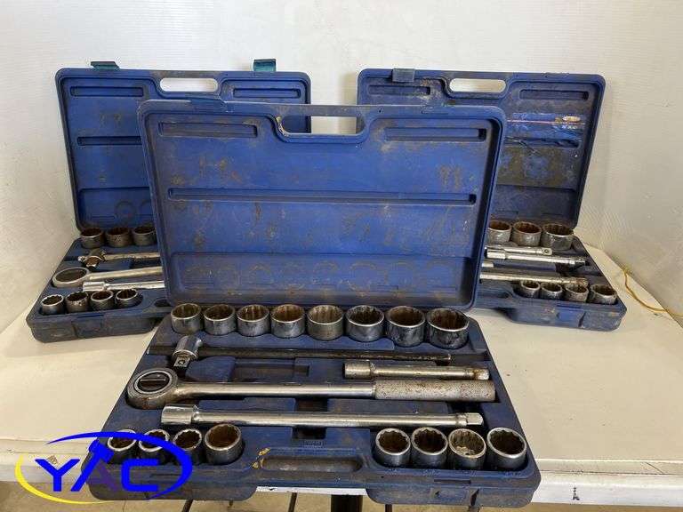 3 - 3/4" Dr. Westward Socket Sets - YAC Auctions