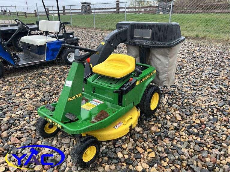 John Deere RX75 Mower & Bagger - YAC Auctions