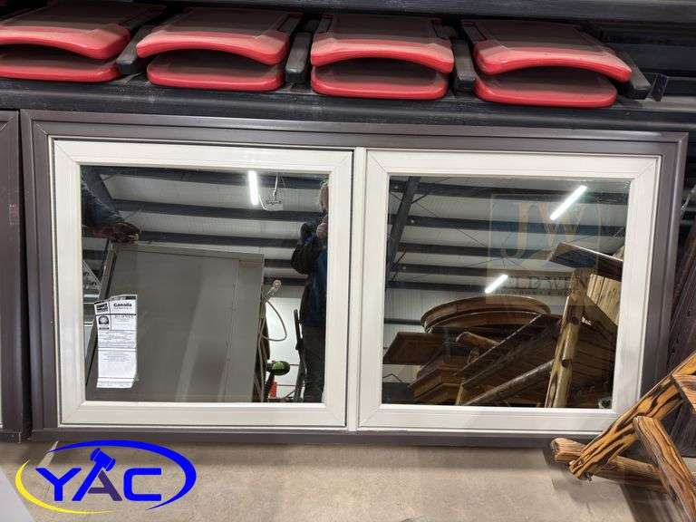 PVC Window 30 7/8" X 62 7/8" Triple Pane Window - YAC Auctions