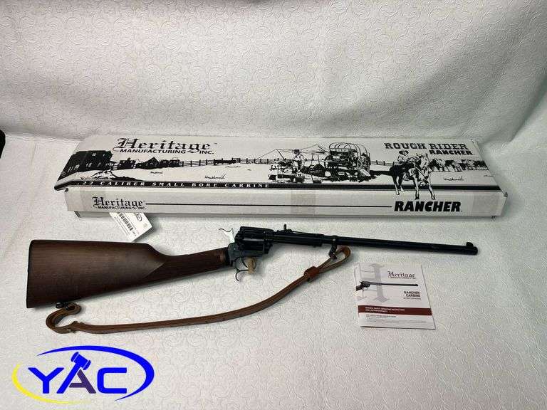 HERITAGE ROUGH RIDER RANCHER .22CAL REVOLVER RIFLE 3PH187607 - YAC Auctions