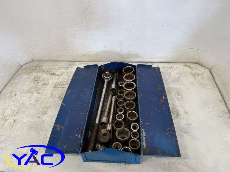 3/4" Socket Set (Blue) - YAC Auctions