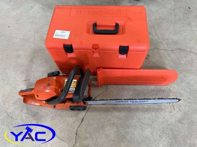 Husqvarna 455 Chainsaw & Case - YAC Auctions