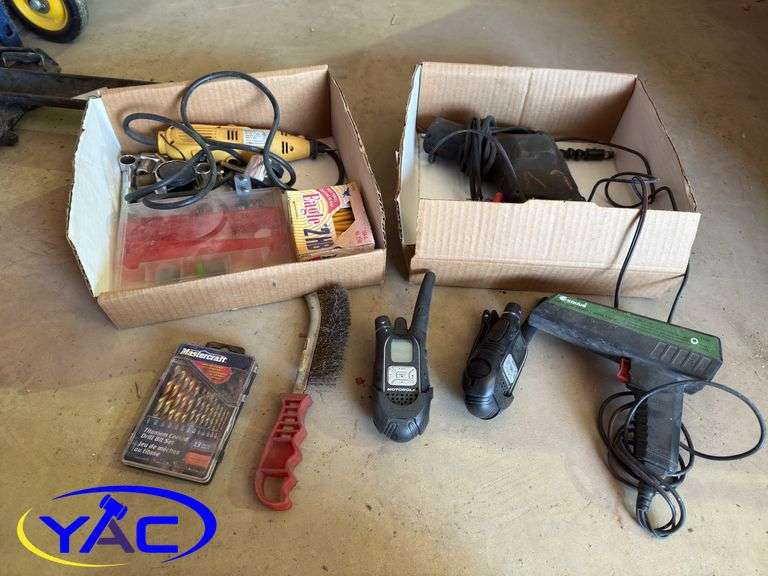 2- Boxes Of Misc. Tools - YAC Auctions