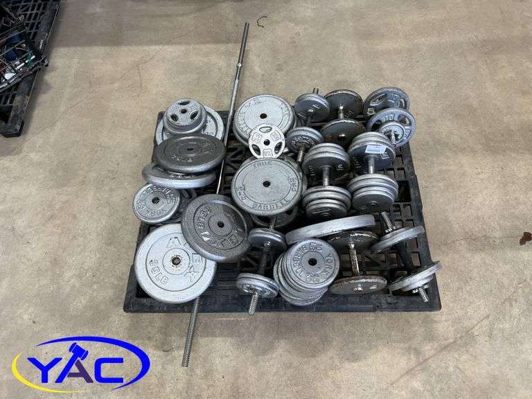Universal Weights W/ Bar - YAC Auctions