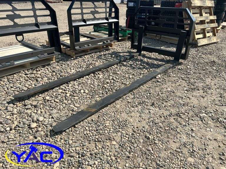 Skid Steer Quick Attach Fork Attachment - YAC Auctions