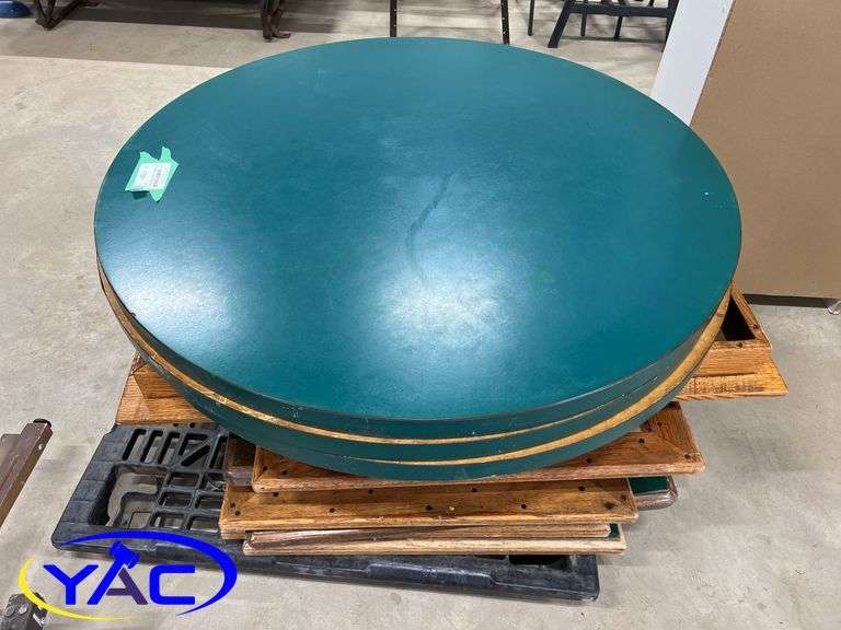 12- Various Size Table Tops - YAC Auctions