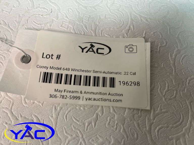 COOEY MODEL 64B WINCHESTER SEMI-AUTOMATIC .22 CAL CA065560 - YAC Auctions