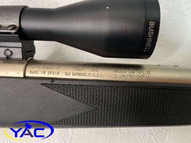 TRADITIONS TRACKER INLINE 209 .50 CAL. MUZZLELOADER 14-13-024452-01 ...