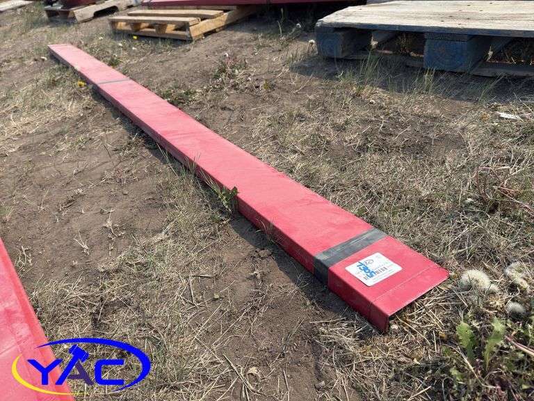 10 - Sheets of Bright red Fascia 6"w x 10' L - YAC Auctions