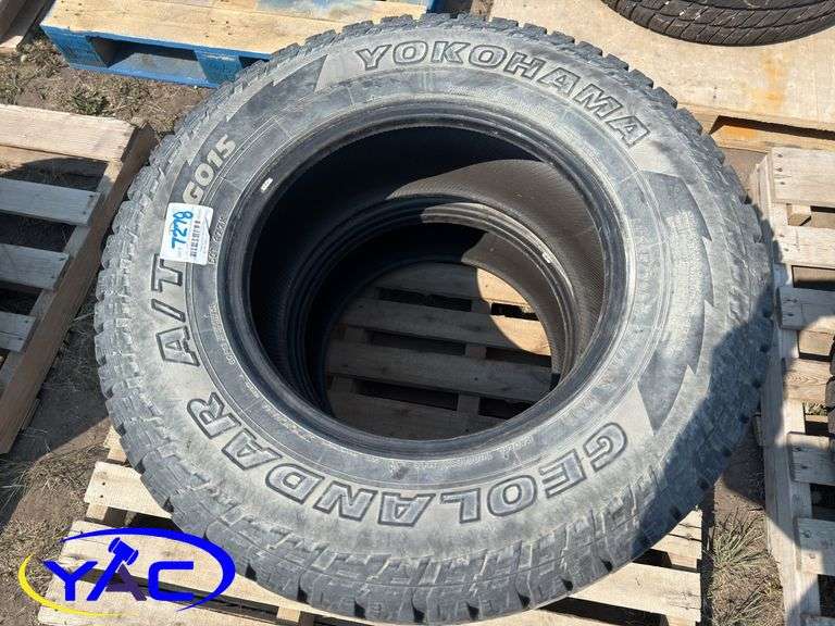 2 - 265/70R17 Yokohama Geolander Tires - YAC Auctions