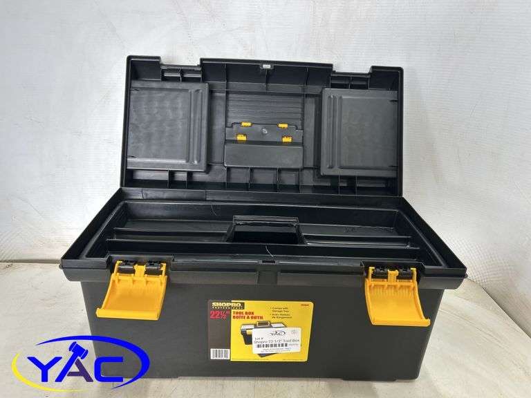 Shopro 22 1/2" Tool Box - YAC Auctions