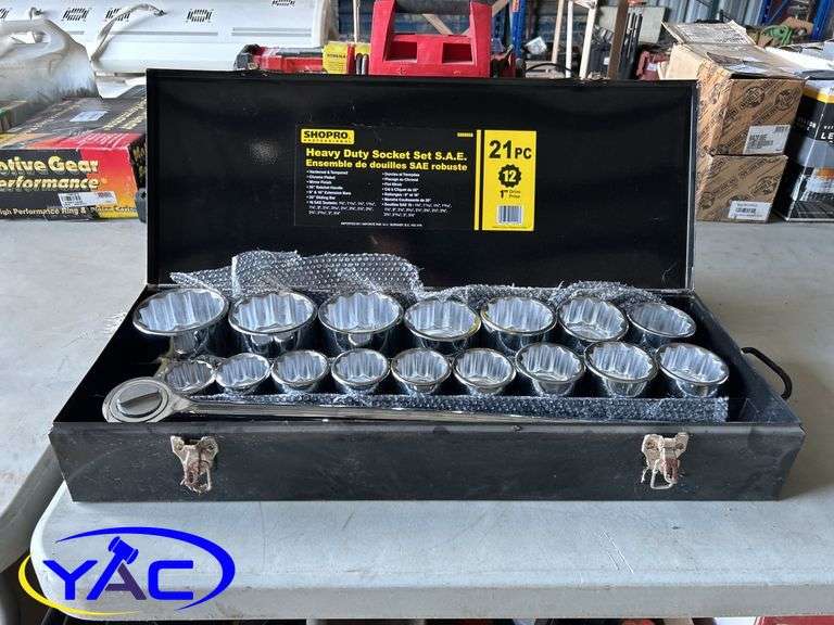 Heavy Duty 21pc Socket Set - YAC Auctions