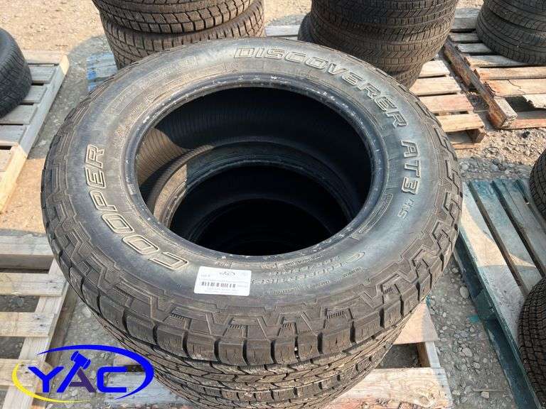 4 - 265/65R18 Cooper Discover AT3 Tires - YAC Auctions