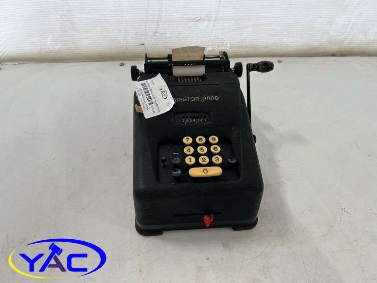 Remington Rand - Adding Machine - YAC Auctions