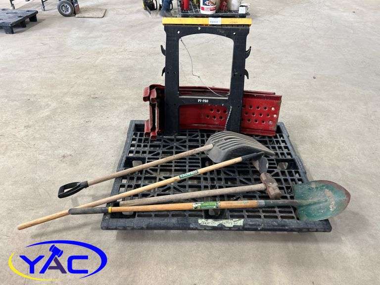 Car Ramps, Hoe, Shovel, Mallet, Spade - YAC Auctions