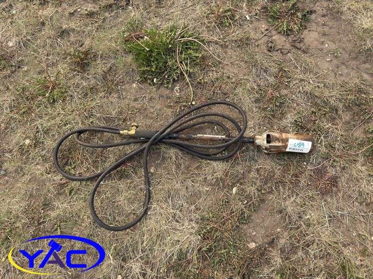 Cast Iron Tiger Torch W/ 15ft Hose - YAC Auctions