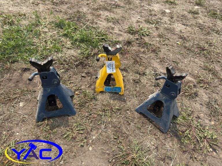 3 - 3 Ton Axle Stands - YAC Auctions