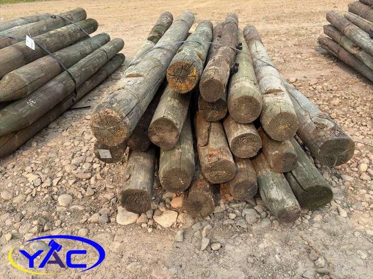 Bundle of Fence Posts 4"-6" - YAC Auctions