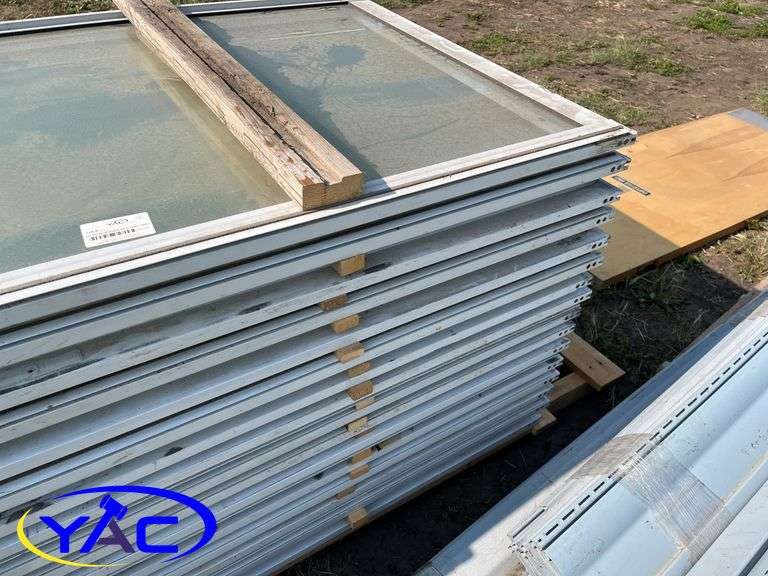 16- 36"x6' 8" Patio Door Glass Slabs - YAC Auctions