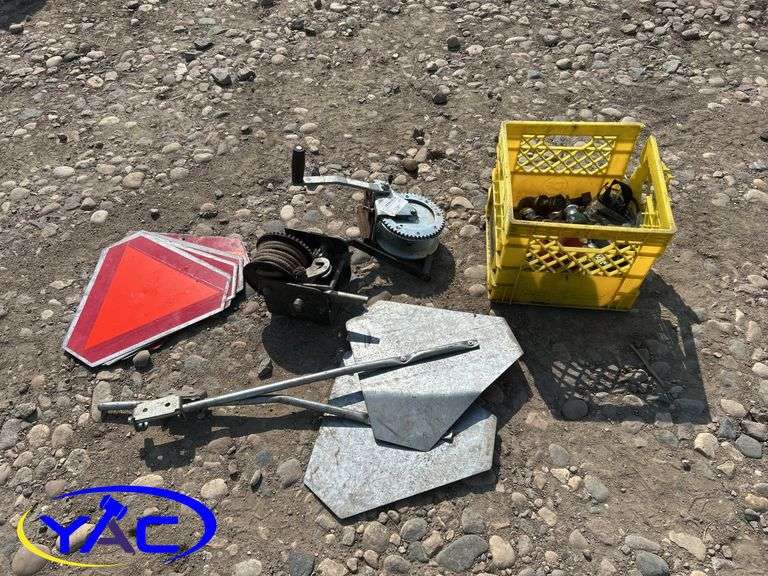 Winch, Slow Moving Signs & Chains - YAC Auctions