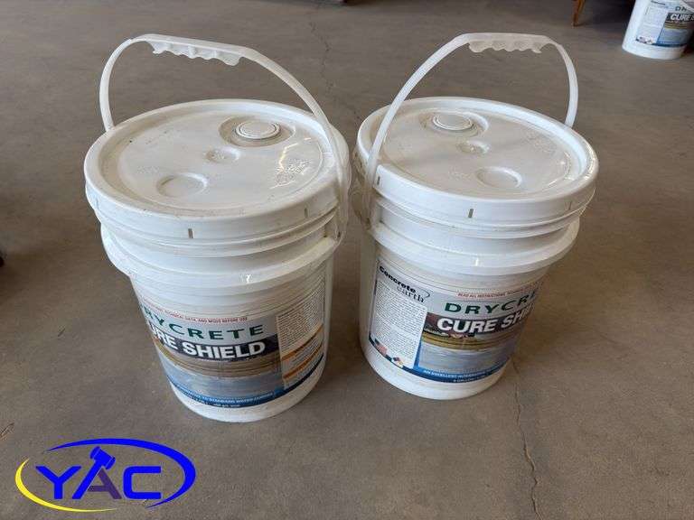 2- 5 Gallon Pails Of Dry Crete (Concrete Sealer) - YAC Auctions