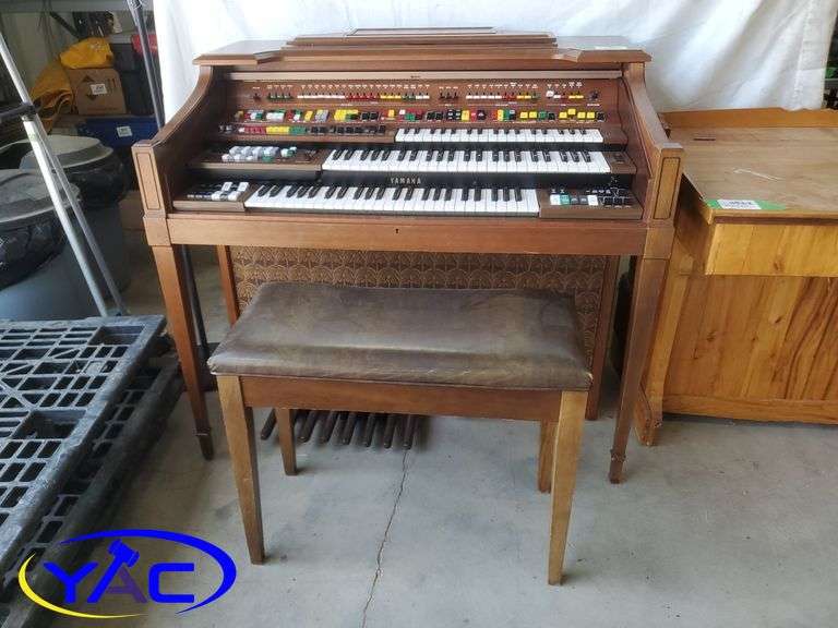 Yamaha Organ W/ Bench - YAC Auctions