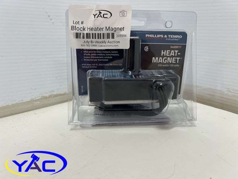 Block Heater Magnet - YAC Auctions