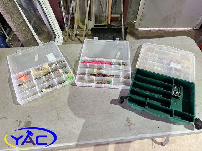 3- Fishing Tackle Boxes - YAC Auctions
