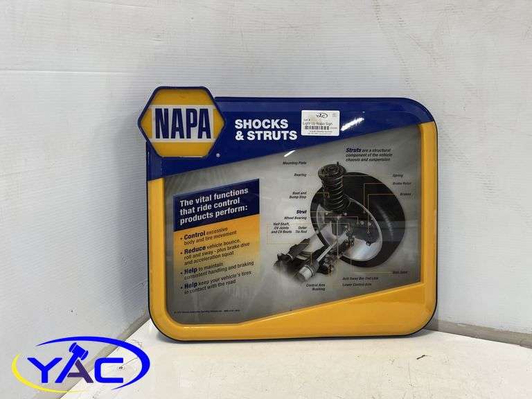 Light Up Napa Sign - YAC Auctions