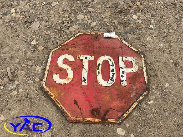 Stop Sign - YAC Auctions