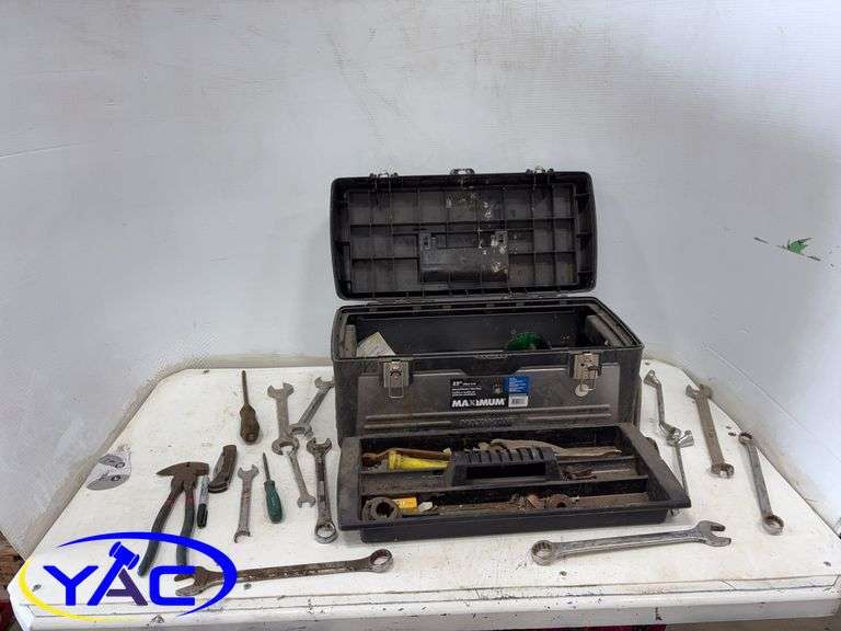 Tool Box With Wrenches - YAC Auctions